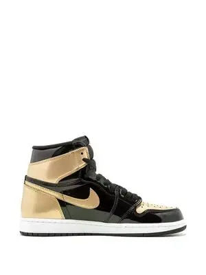 JORDAN 1 Retro High Og Nrg "gold Toe" Sneakers - Black