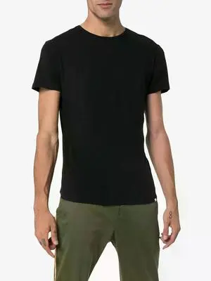 Orlebar Brown Short Sleeved Cotton T-shirt - Black