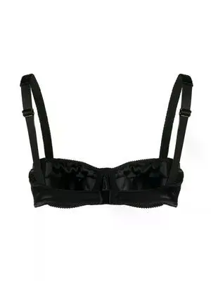 Dolce & Gabbana Lace-detail Satin Balconette Bra