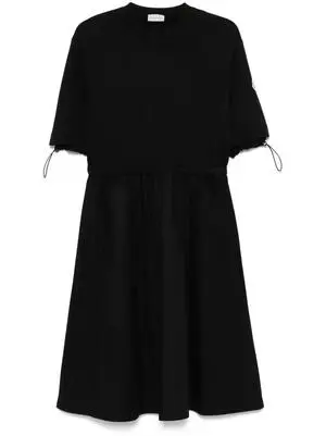 Moncler Contrast-panel Midi Dress