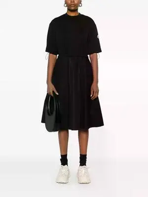 Moncler Contrast-panel Midi Dress