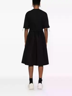 Moncler Contrast-panel Midi Dress
