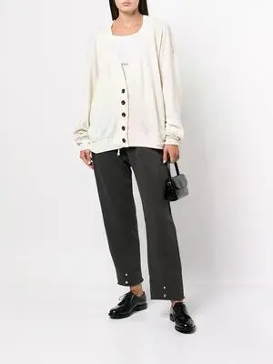 LES TIEN Cropped Straight-leg Cotton Joggers