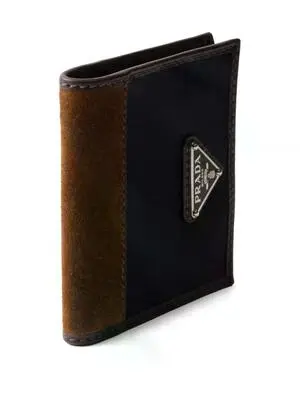 Prada Triangle-logo Wallet - Blue
