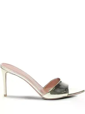 GIULIANO GALIANO 80mm Alixia Metallic Effect Sandals - Silver
