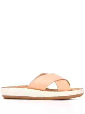 ANCIENT GREEK SANDALS Thais Crossover Platform Sandals