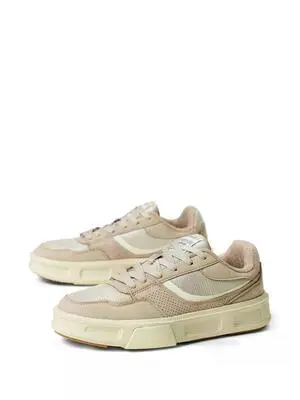 TWINSET Lace-up Perforated Detail Sneakers - Neutrals