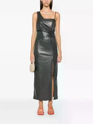 Nanushka Asymmetrical Midi Dress