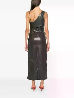 Nanushka Asymmetrical Midi Dress