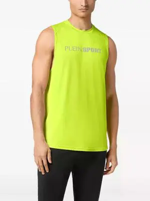 PLEIN SPORT Reflective Logo Tank Top