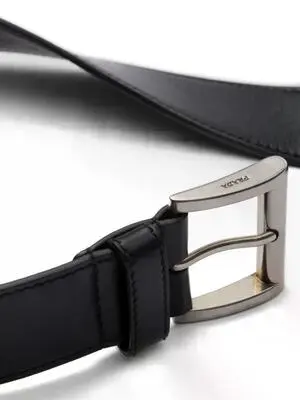 Prada Leather Buckled Belt