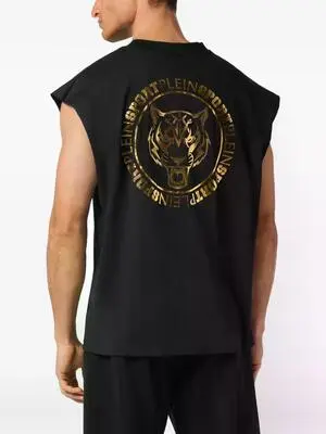PLEIN SPORT Label Tank Top