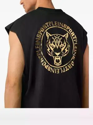 PLEIN SPORT Label Tank Top