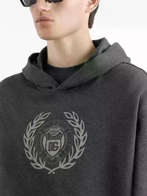 Dolce & Gabbana Logo-print Hoodie - Grey