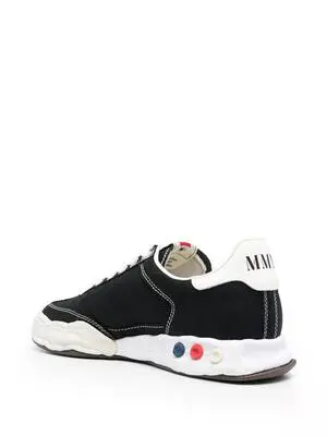 Mihara Yasuhiro Logo Print Lace-up Sneakers - Black