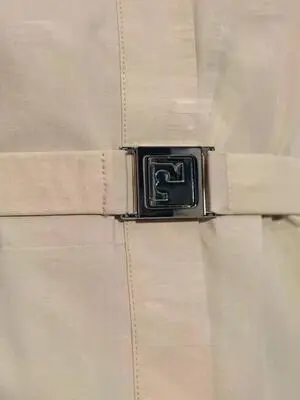 Tory Burch Belted Midi Shirt Dress - Neutrals