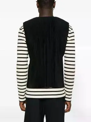 Issey Miyake Pleated Vest - Black