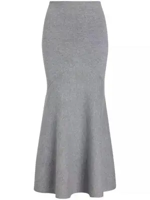 PATOU Wool Peplum Skirt