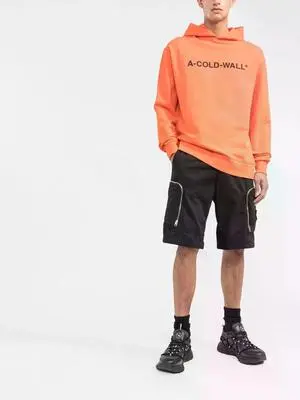 A-COLD-WALL* Logo Print Hoodie - Orange