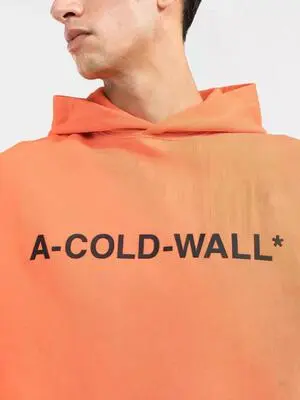 A-COLD-WALL* Logo Print Hoodie - Orange