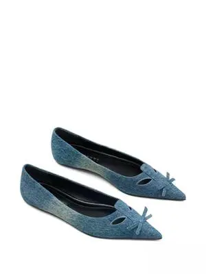 Marc Jacobs Denim Kat Ballerina Flats