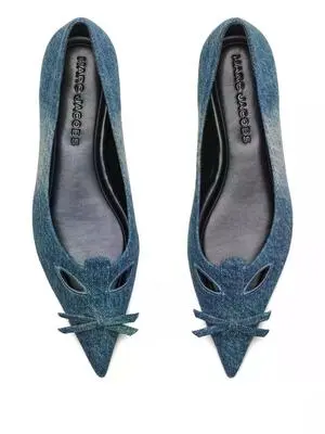 Marc Jacobs Denim Kat Ballerina Flats