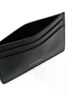 JIL SANDER Logo-lettering Leather Cardholder