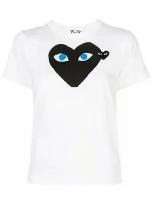 Play Comme Des Garcon Graphic T-shirts For Women