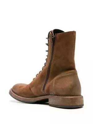 Moma Worn-effect Calf Leather Boots