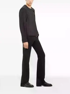 COURREGES Heritage Pinstripe Wool Trousers