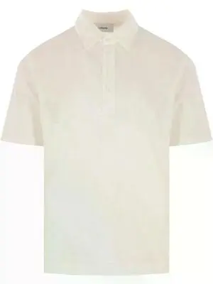 LARDINI Linen Polo Shirt