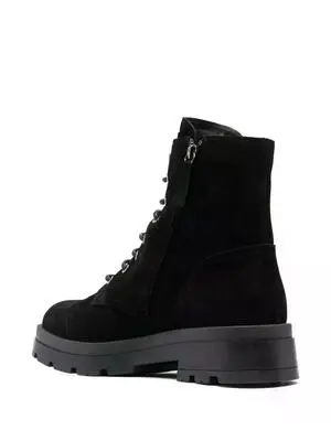 GIUSEPPE ZANOTTI Rombos Suede Combat Boots