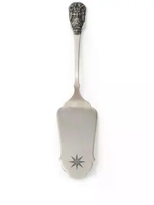 Gucci Engraved-motif Single Cake Server - Silver