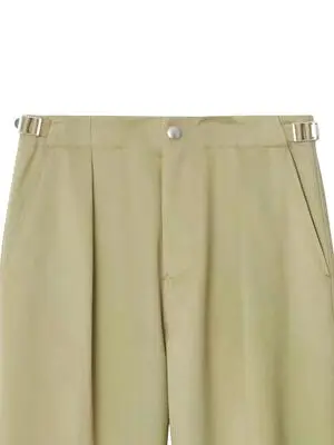 Burberry Straight-leg Cotton Trousers