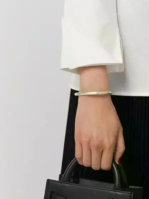 Le Gramme Brushed Bangle Bracelet In Sterling