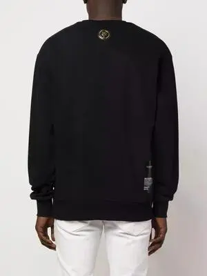 PLEIN SPORT Tiger Head Logo-print Sweatshirt - Black