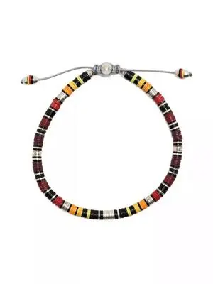 MAOR Adjustable Bead Bracelet - Red