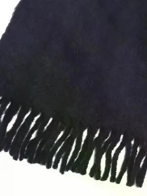 Marni Logo-appliqué Alpaca Scarf - Blue