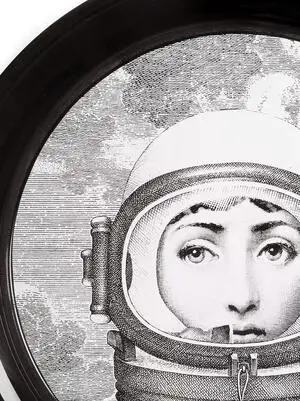 FORNASETTI Palombara Hand-decorated Tray - Black