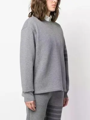 Thom Browne Crewneck Jumper With Signature Striping