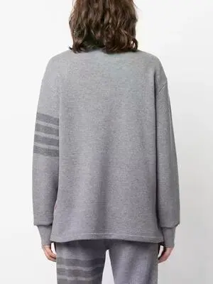 Thom Browne Crewneck Jumper With Signature Striping