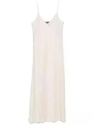 Lorena Antoniazzi V-neck Slip Dress - Neutrals