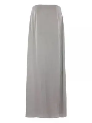 Blumarine High Waist Wrap Trousers With Side Tie