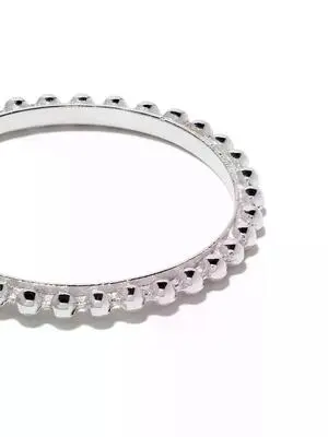 WOUTERS & HENDRIX 18kt White Gold Ball Chain Ring - Silver