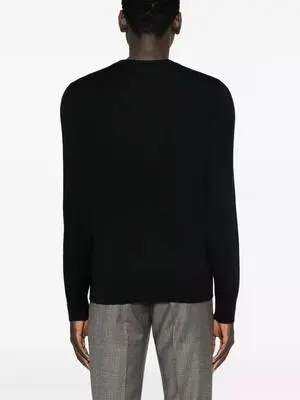 Dsquared2 Virgin Wool Jumper With Embroidered Logo