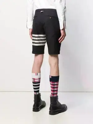 Thom Browne 4-bar Striped Wool Suiting Shorts