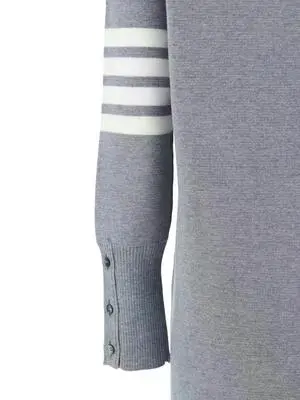 Thom Browne Milano Stitch Merino Cardigan - Grey