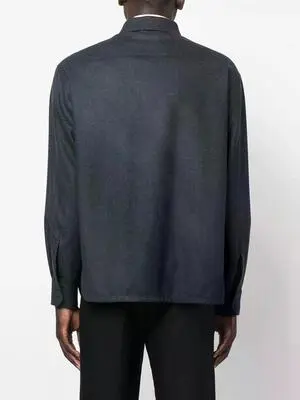 Giorgio Armani Wool Shirt Jacket