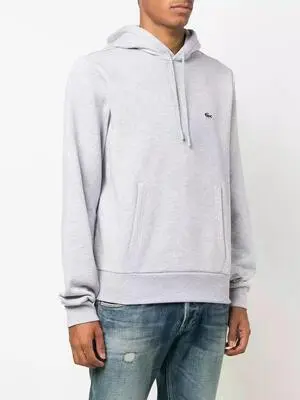 Lacoste Logo-patch Fleece Hoodie