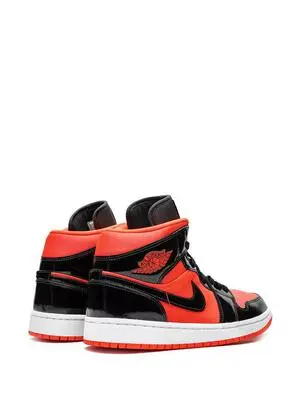 JORDAN 1 Mid Hot Punch Sneakers - Red